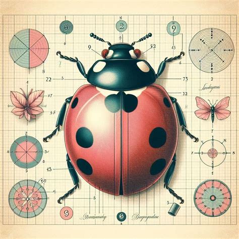 Ladybug Diagram Illustration Art Ladybug Crafts