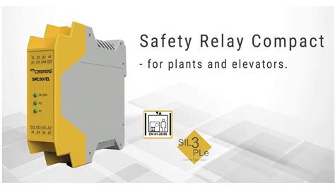Safety Relay Compact Src30el For Plants And Elevators All About