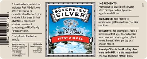 Sovereign Silver First Aid Gel Silver Gel