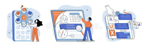 Application Testing Metaphor Vector Application Testing Last Pit