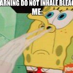 Spongebob Sniff Blank Template Imgflip