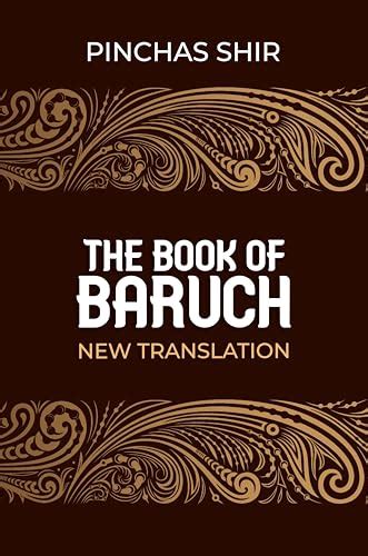 The Book Of 1 Baruch New Translation By Pinchas Shir Goodreads