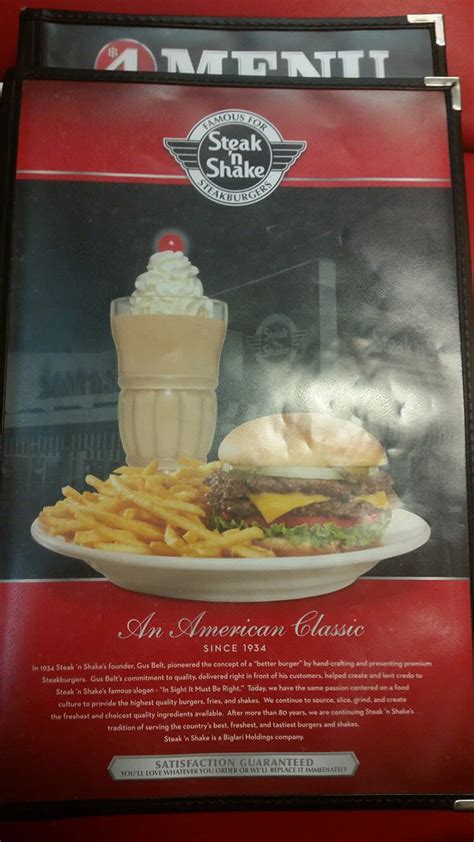 What Is The Menu At Steak And Shake At Troy Musselman Blog
