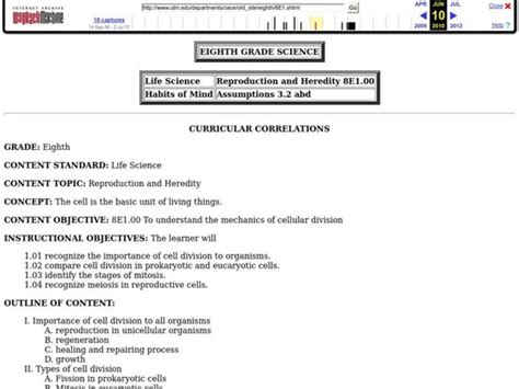 Reproduction And Heredity Lesson Plan For 8th Grade Lesson Planet
