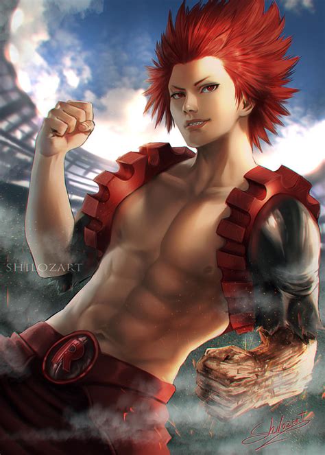 Kirishima Eijirou Boku No Hero Academia By Shilozart On Deviantart