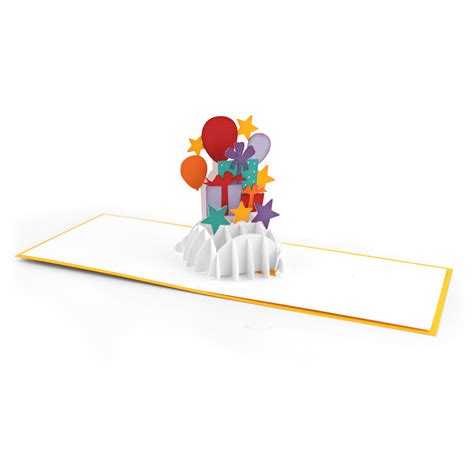 A2 Sliceform Pop Up Card Birthday Presents Lori Whitlocks Svg Shop