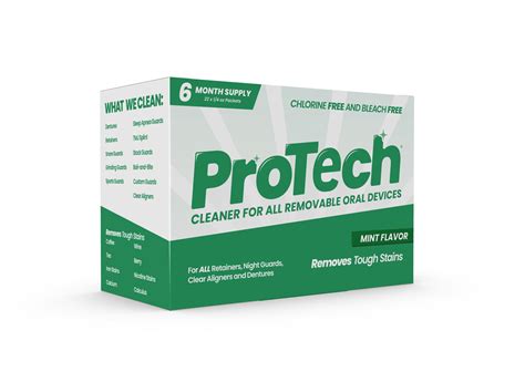 Protech Concentrated Denture Cleaner 22 Packets Per Box