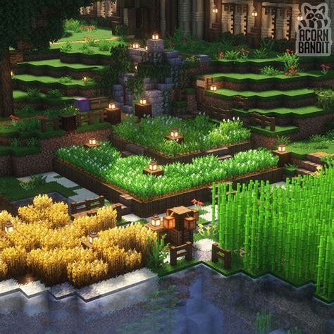 Floating Island Crops [minecraft Tutorial]