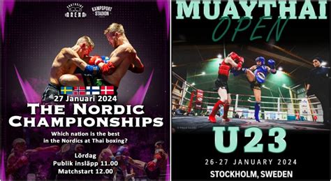 All You Need To Know About The Nordic Muay Thai Championships
