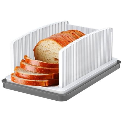 Afqh Adjustable Bread Slicer Toast Cutting Guide For Homemade Bread