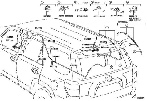 Exploring The Rear Hatch Parts Diagram Of The 1997 Toyota 4runner
