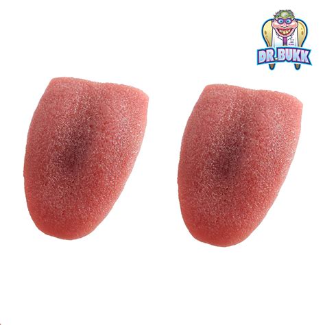 Dr Bukk Realistic Fake Tongue 2 Pack