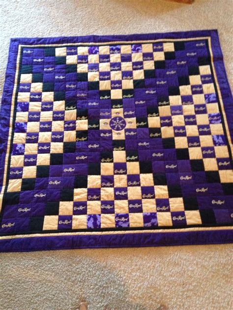 91 Best Crown Royal Bag Quilts Images On Pinterest Crown Royal Quilt