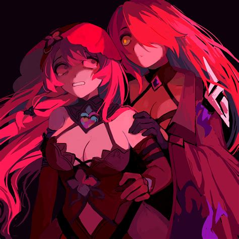 Acheron And Black Swan Honkai And 1 More Drawn By Monchizu Danbooru