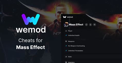 Mass Effect Cheats And Trainers For Pc Wemod