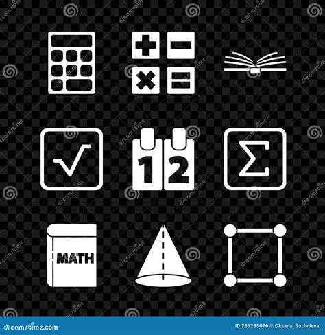 Set Calculator Open Book Book With Word Mathematics Geometric Figure