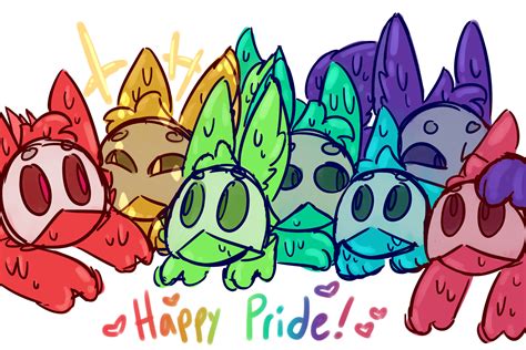 Artstation Pride Slime Pups