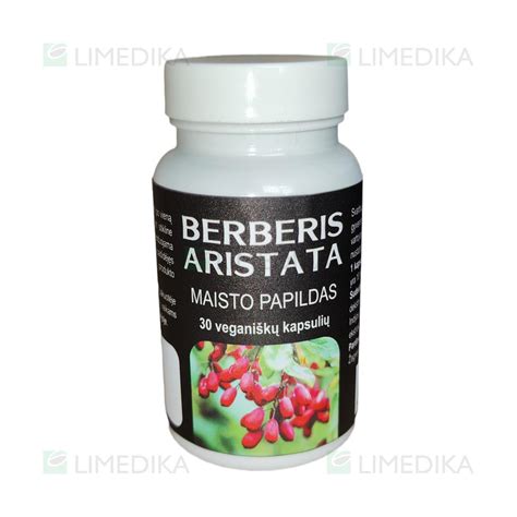 Berberis Aristata 30 Kapsulių Limedika