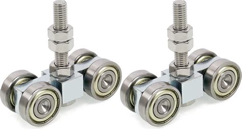Buy Kobsainf 4 Wheel Trolley Assembly Roller Unistrut Trolley 2pcs