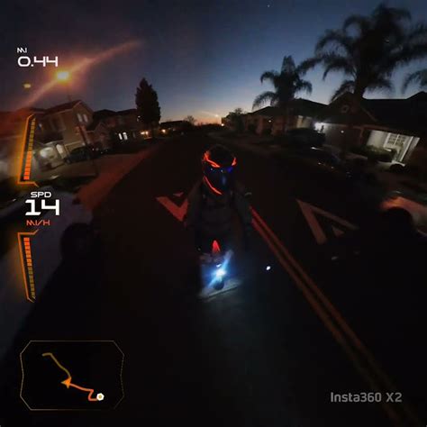 Night Riding On The V14 Euc Youtube