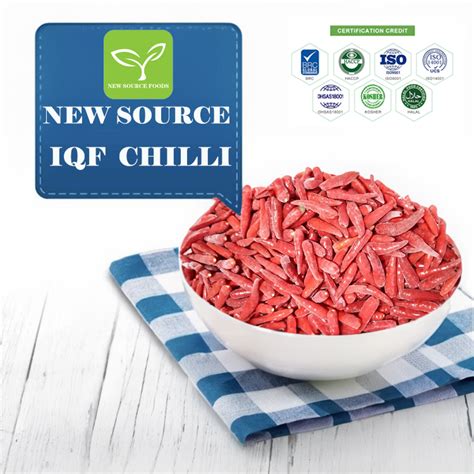 Frozen Chilli Quality Frozen Fruits And Vegetables Supplier From China New Source Foods