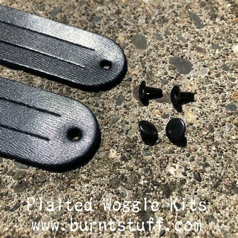 Plaited Scout Leather Woggle Kits 10 Woggles In A Kit Navy Ebay Uk