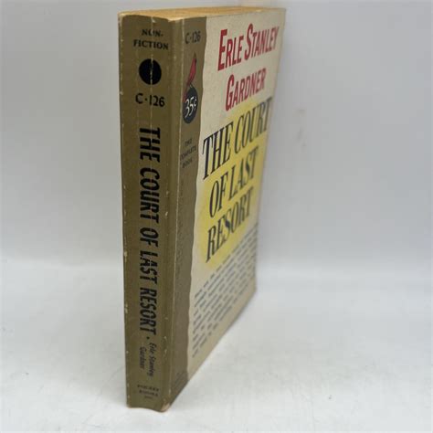 Vintage Suspense Crime Paperback The Court Of Last Resort Earle Stanley