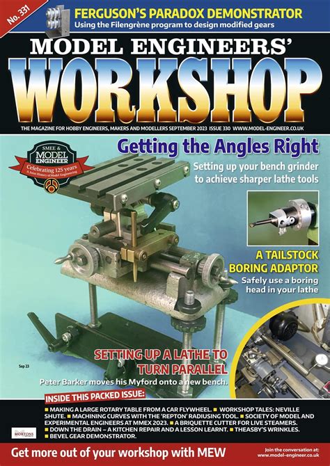 Model Engineers Workshop Magazine September 2023 Back Issue
