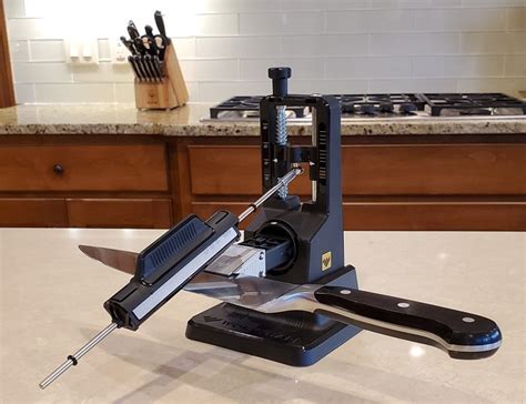 Обзор Work Sharp Precision Adjust Knife Sharpener Wsbchpaj Точильный станок с пластинами Tri
