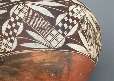 Antique Native American Pottery Olla Acoma 19th Century For Sale At