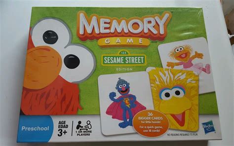 Sesame Street Edition Memory Game Mib Brand New Free Shipping 1789635667