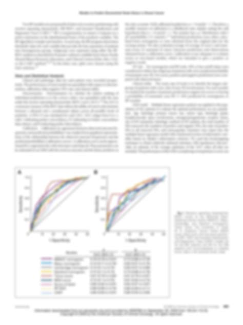 Solution Comparison Of Models To Predict Nonsentinel Lymph Node Status