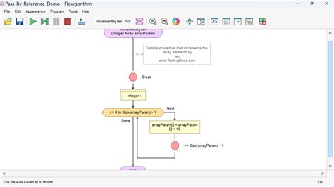 Flowgorithm Pass By Reference Example Testingdocs