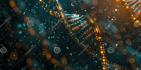 Innovative Dna Analysis Technology For Biotechnology Advancements Stock Illustration