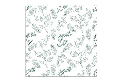 Hand Drawn Leaf Pattern Graphic By Fstock · Creative Fabrica