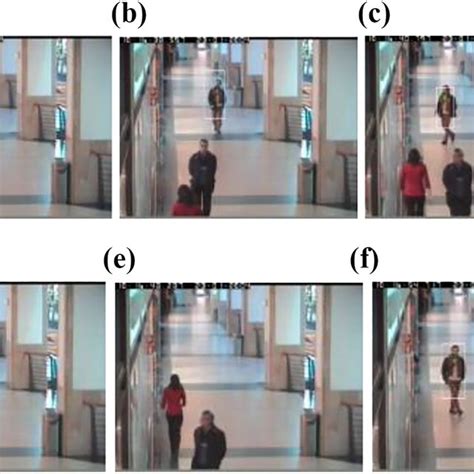 pedestrian tracking experiment results a 1 b 61 c 128 d