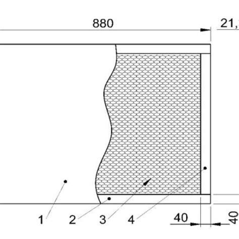 Dimensions And Structure Of The Honeycomb Panel Sheet 1 Facing