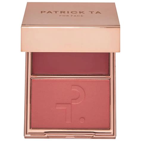 Dúo Shes Flushed Soft Peachy Pink Rubor En Crema Y Polvo Patrick Ta