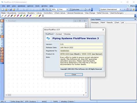 Piping Systems Fluidflow V351 Key скачать бесплатно