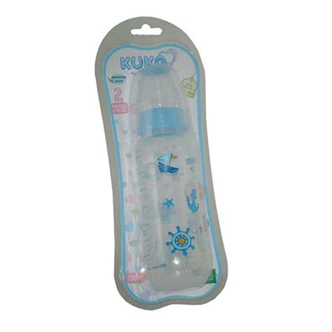 Mamadeira Ortodôntico Azul 250ml Kuka Natural Color