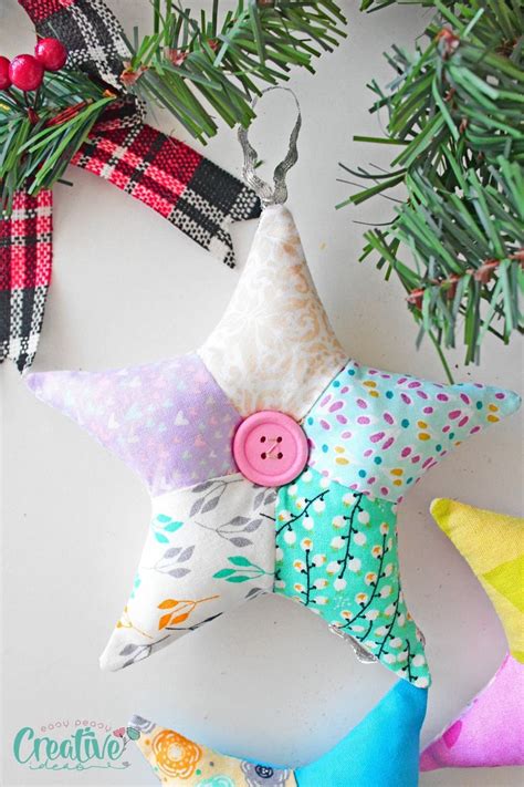 Patchwork Star Ornaments Sewing Pattern Patchwork Stars Star