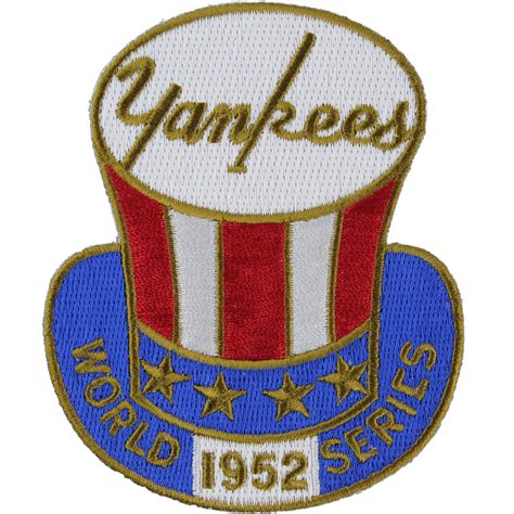 1952 New York Yankees Mlb World Series Championship Jersey Patch