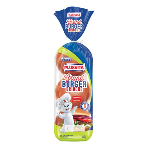 Supermercados Real Niteroi PÃo De Hamburguer Plus Vita Tipo Brioche 520 G