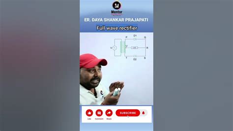 Full Wave Rectifier Class 12th Jeeneet Physics Semiconductor Devices