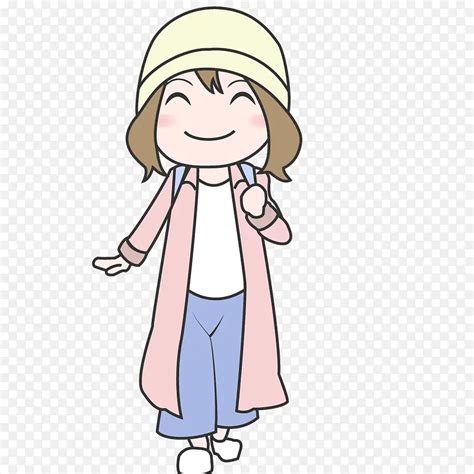 卡通装饰人物介绍海报设计女孩子PNG图片素材下载 图片编号ybbrbmob 免抠素材网