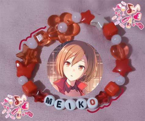 Meiko Bracelet ️🍷 In 2025 Kandi Patterns Kandi Kandi Bracelets
