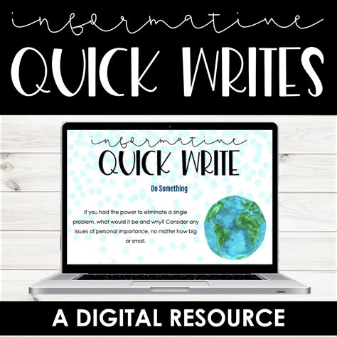 Informative Quick Writes Hey Natayle