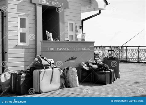 Netflix Set And Props On Penarth Pier Filming Sex Education Series