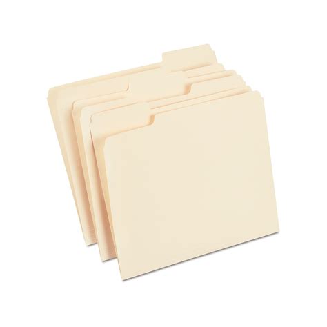 Staples Heavy Duty File Folder 13 Cut Tab Letter Size Manila 250