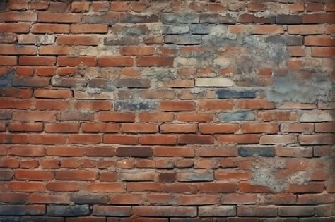 Premium Ai Image Vintage Texture Bricks Texture